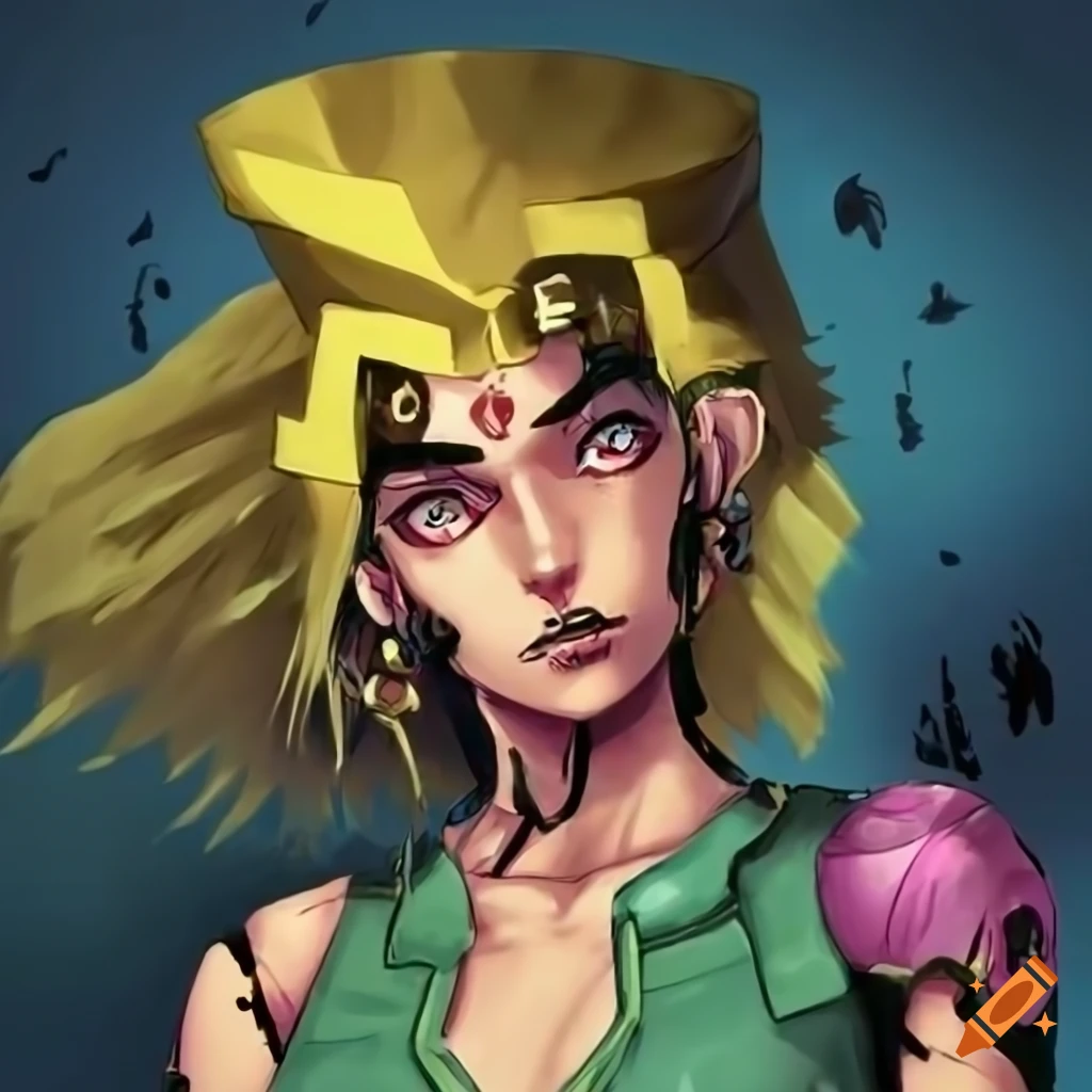 Portrait of jolyne cujoh on Craiyon