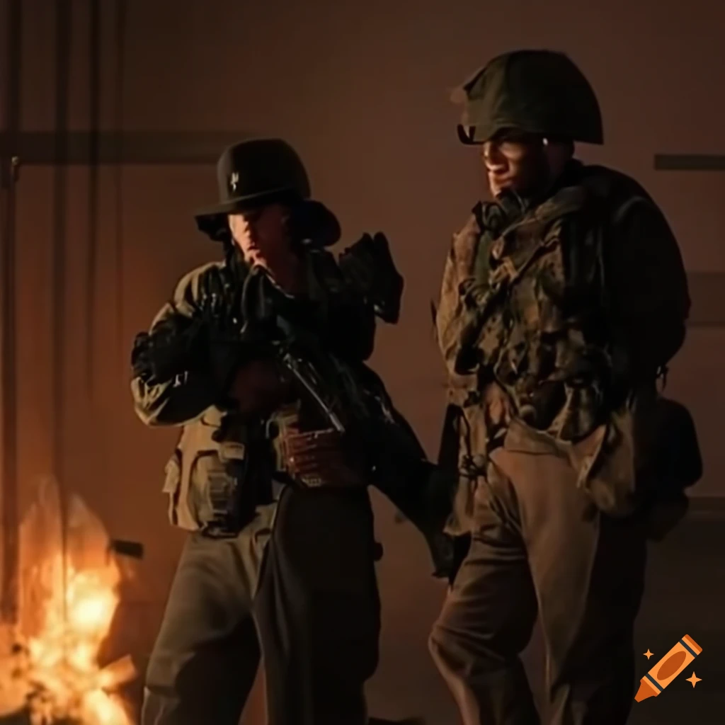 Image related to midnight on the firing line on Craiyon