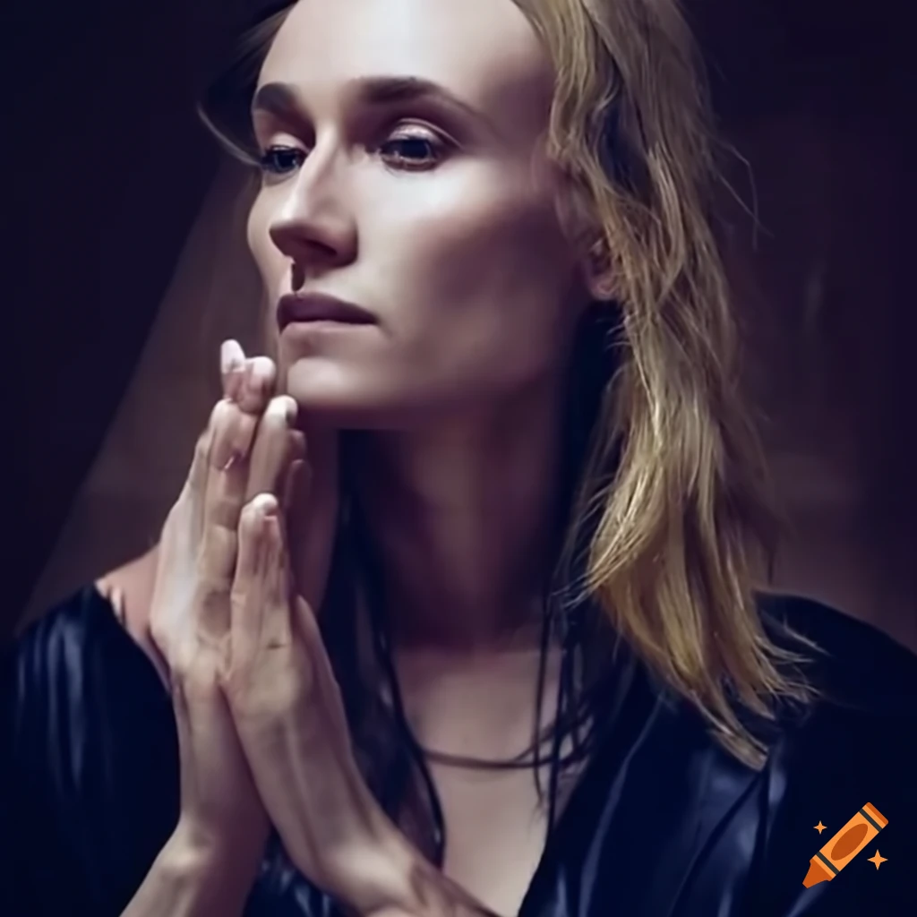 Diane kruger as empathic healer on Craiyon