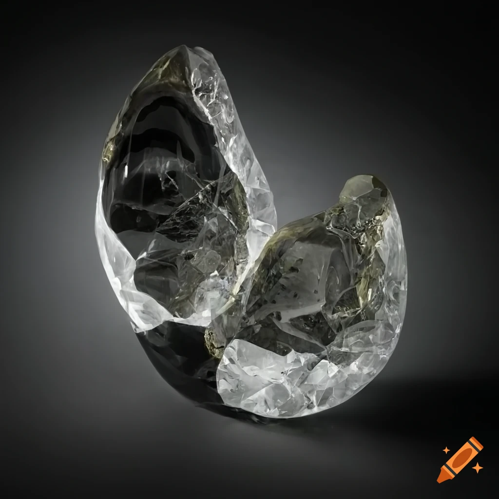 Crystal polyhedric ball on Craiyon