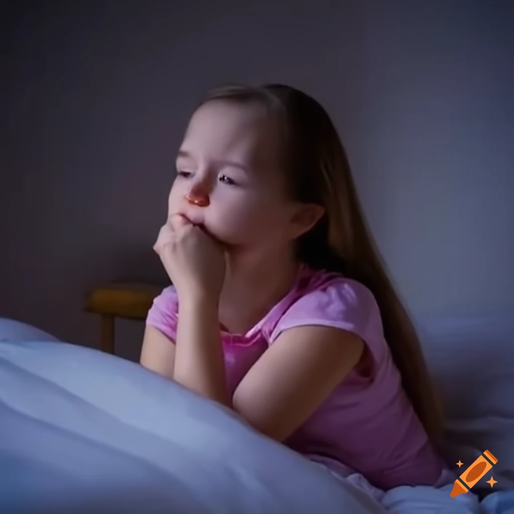 Illustration of a girl feeling embarrassed