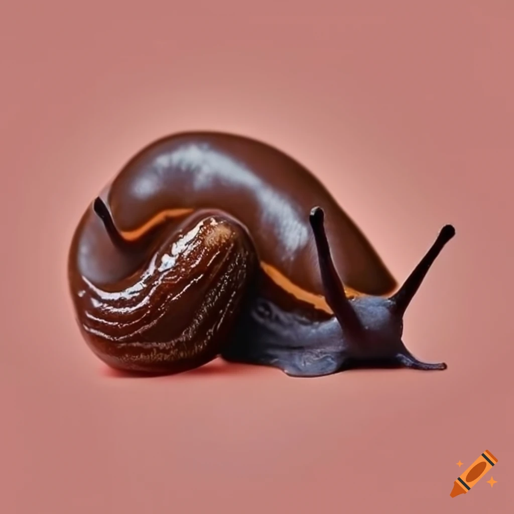 Chocolate slug on Craiyon