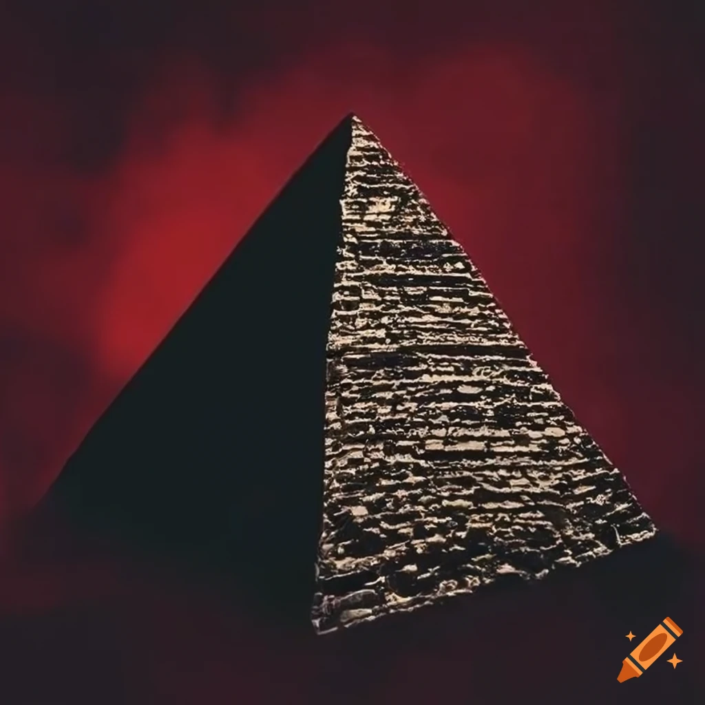 Ginormous and unique intellectual pyramid on Craiyon