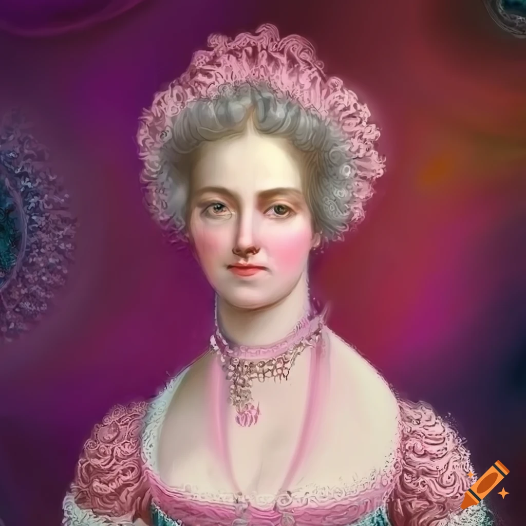 Regency style drawing of a thoughtful woman on Craiyon