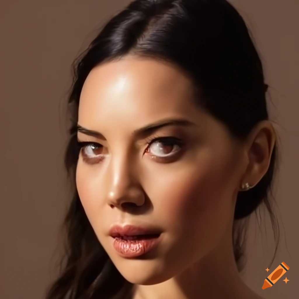 Hyperrealistic portrait of a beautiful young woman on Craiyon
