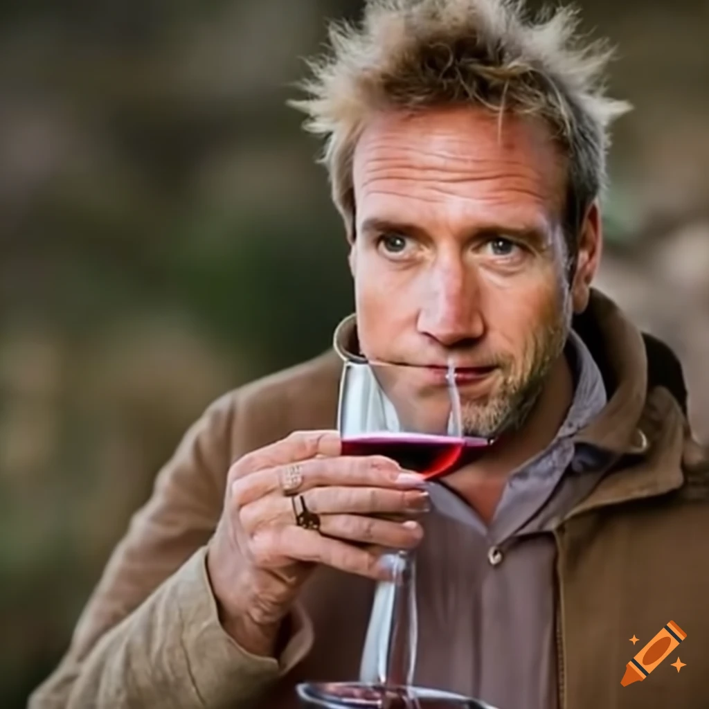 Ben fogle sniffing wine