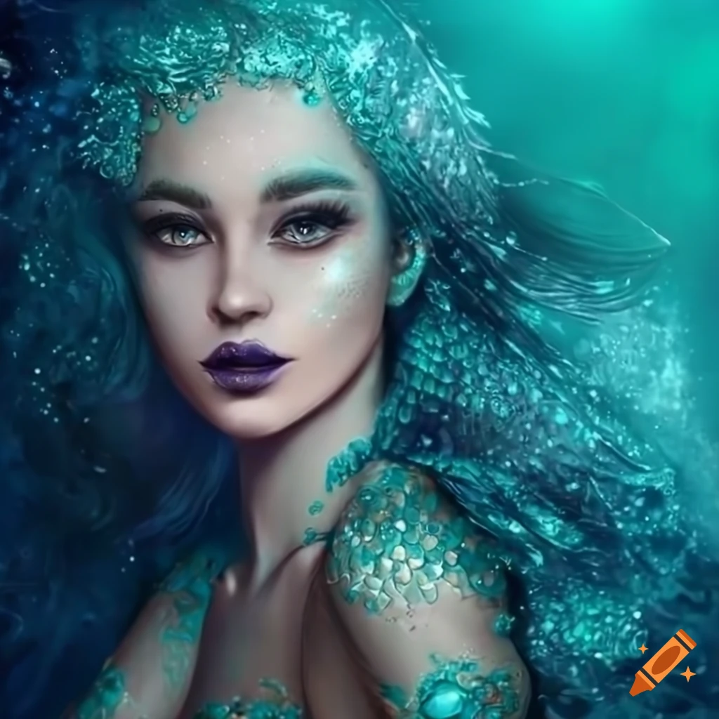 Glowing biopunk cityscape with green moss, plants, mushrooms, crystals ...