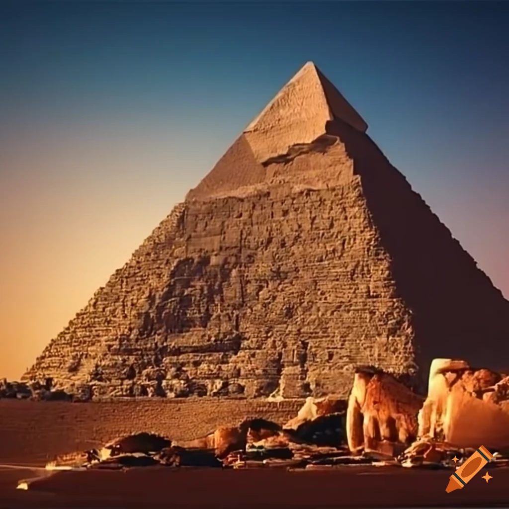 The Giza Pyramids on Craiyon