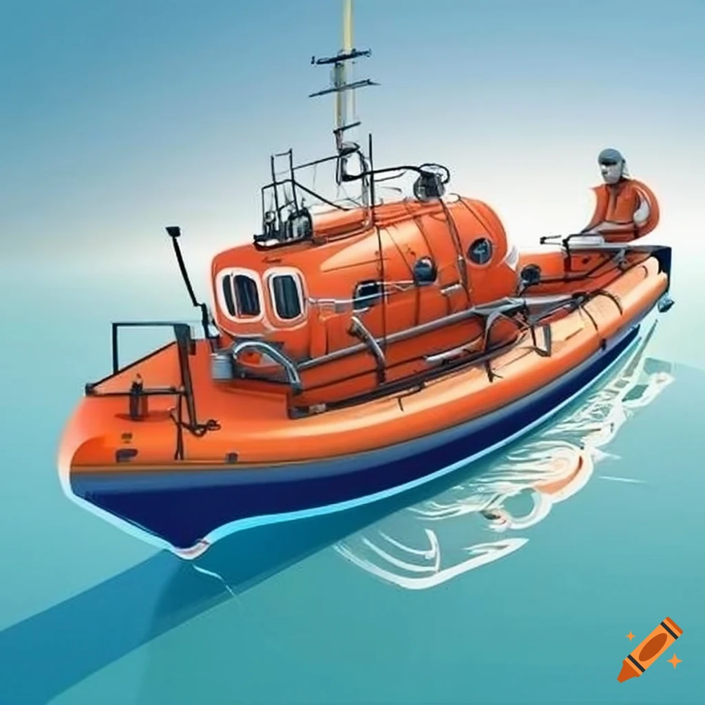 Lifeboat servers logo on Craiyon