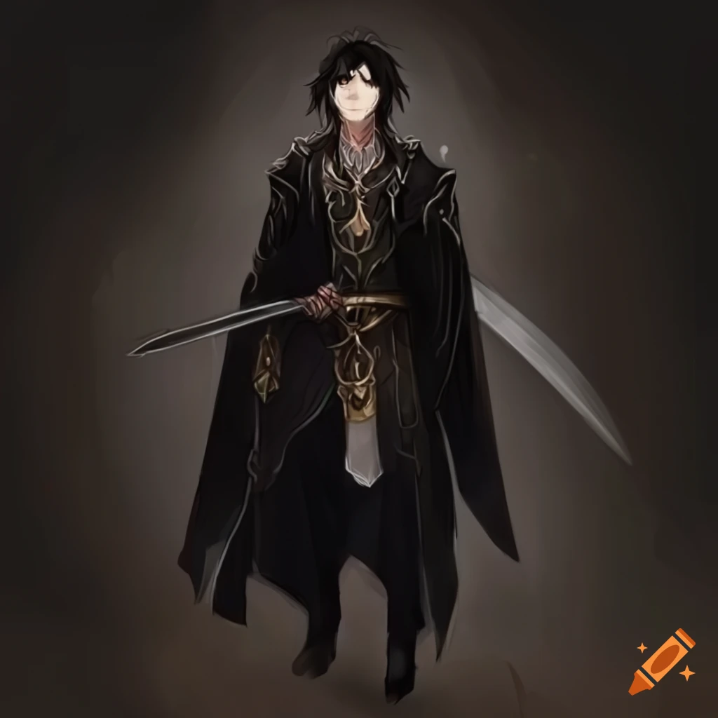 Aaing from the legend of avatar with black short hair full body male on ...