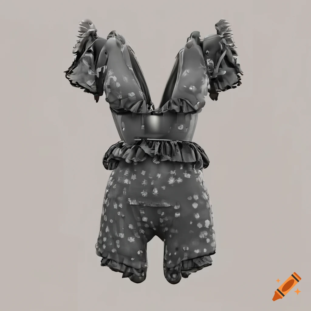 3d render of revolve ss24 mini playsuit