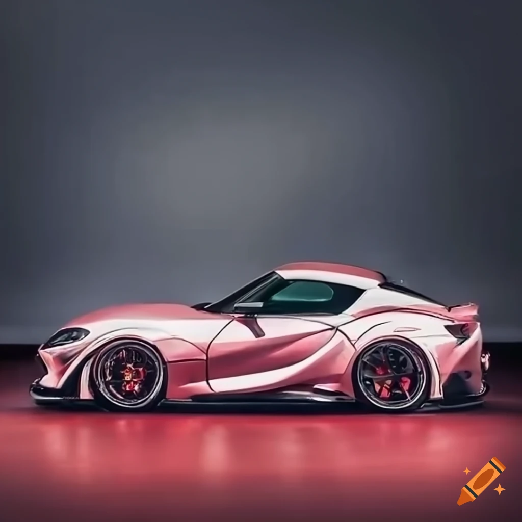 Image of the futuristic Toyota Supra concept car on Craiyon