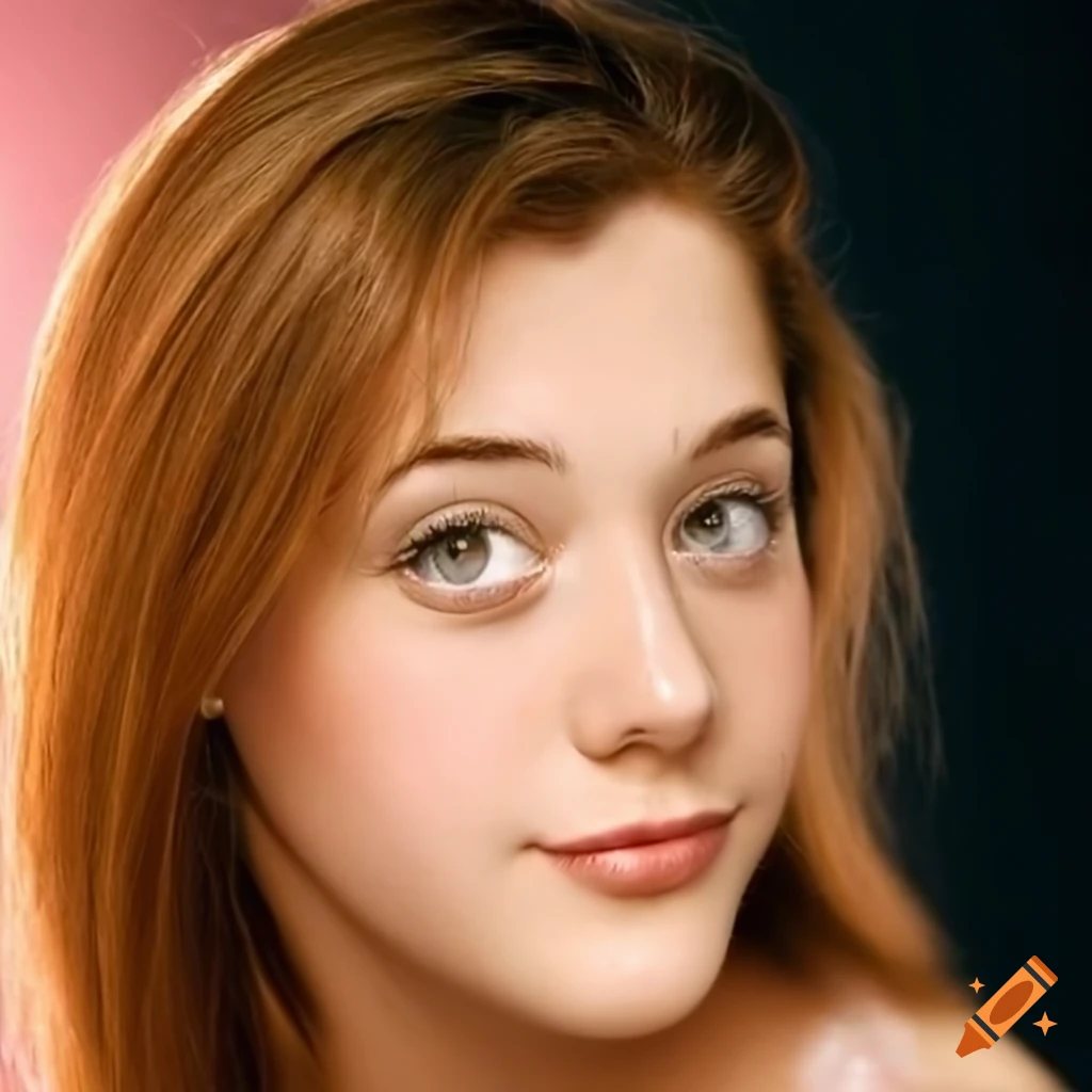 Close-up portrait of a beautiful teenager with soft features