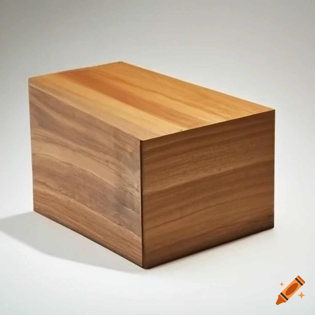 Glued laminated wood sample, 50x50x100 section on Craiyon