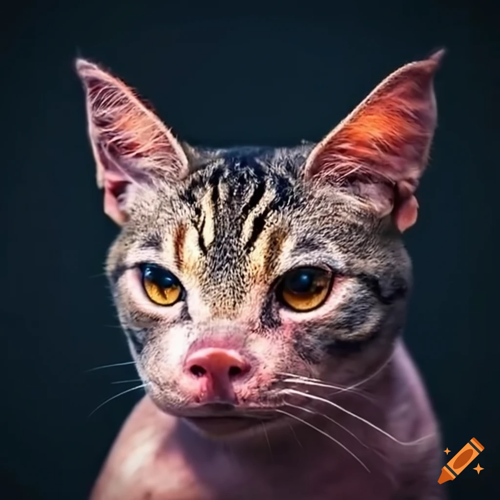 Image of a pig-cat hybrid