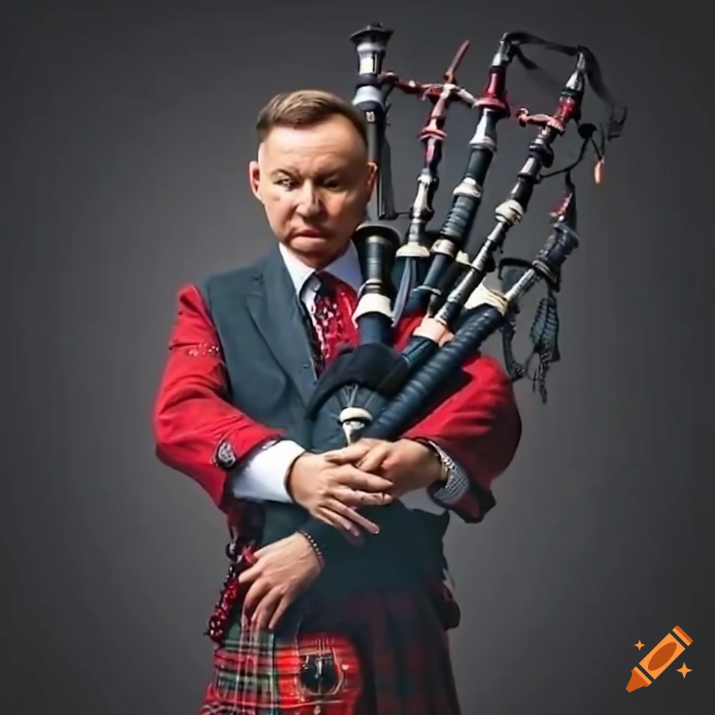 Bagpipes musical instrument on Craiyon