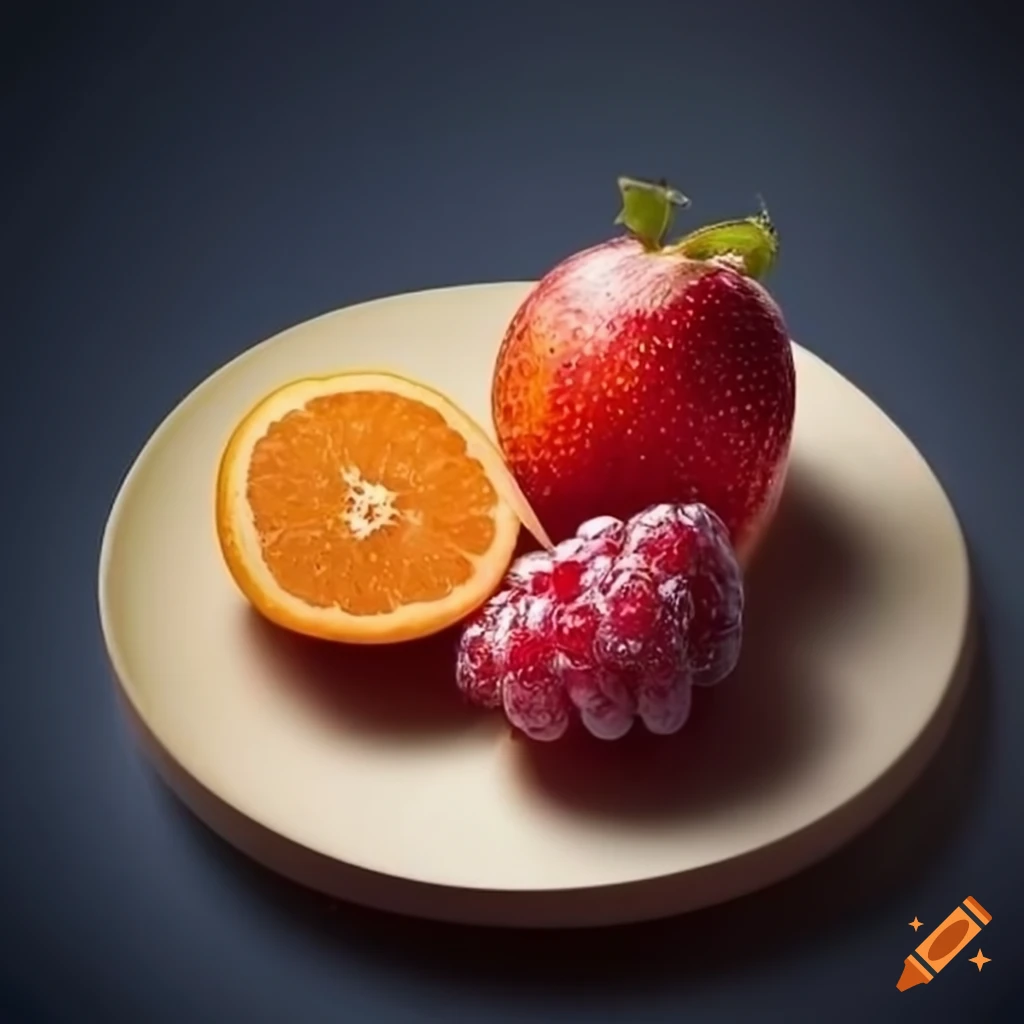 Fruit bowl with gyatt on Craiyon