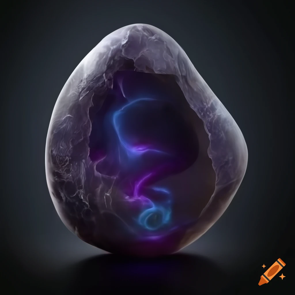 Image of a dark magic stone on Craiyon
