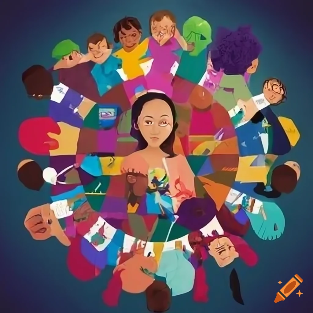 "unity in diversity" poster design on Craiyon