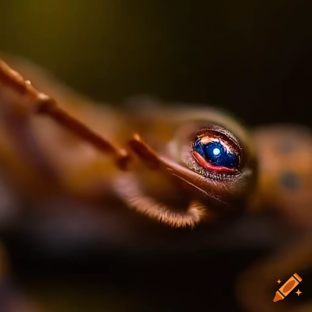Closeup of frypan with roasted cicada heads, pepita style on Craiyon