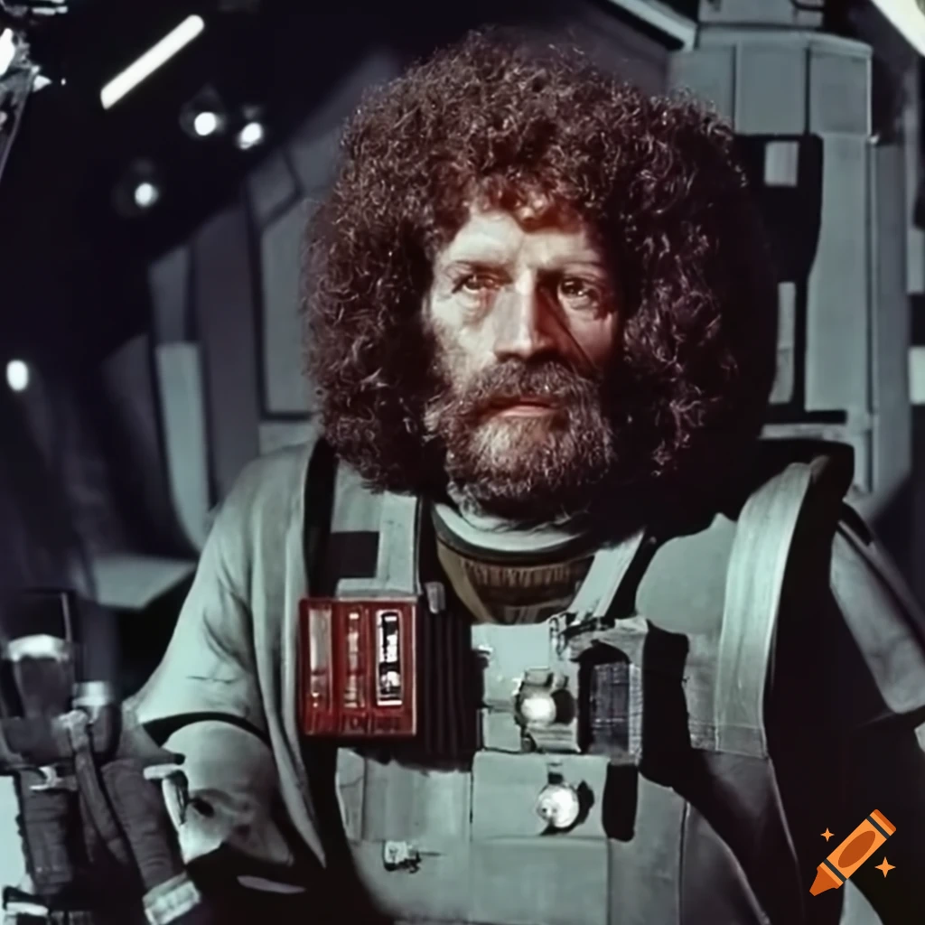Imperial walker pilot Robert Sapolsky in "Empire Strikes Back" on Craiyon