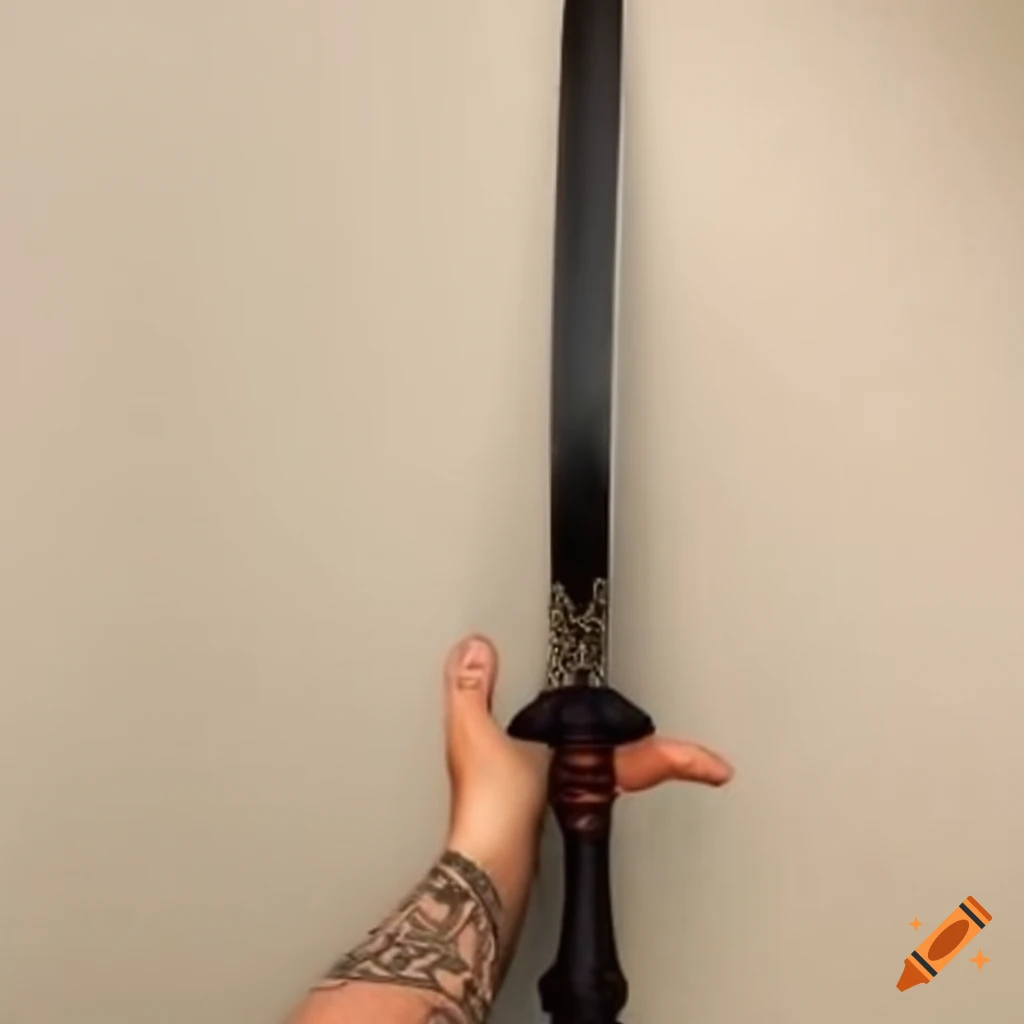 Sword with intricate design on Craiyon