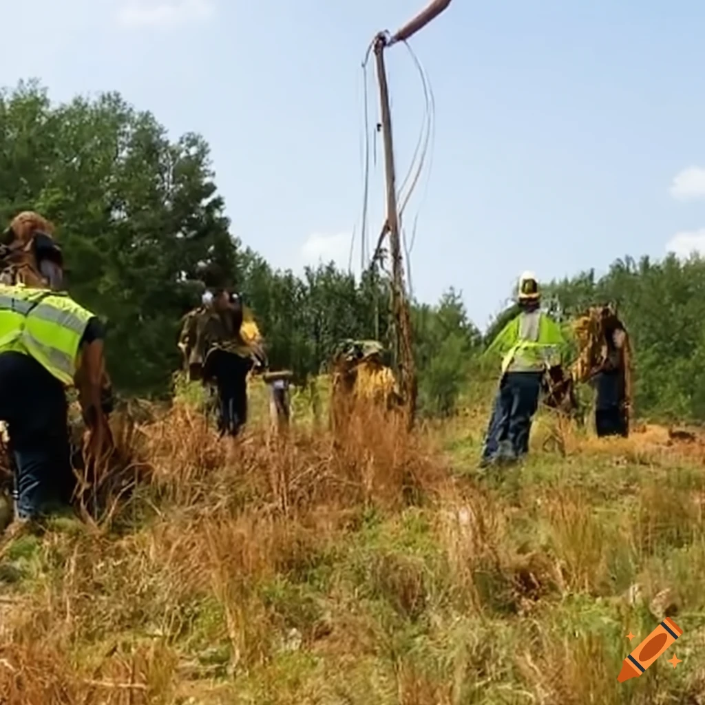 Concept of land protection mechanics on Craiyon