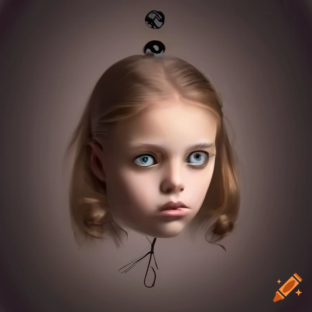 Surrealistic artwork of a floating head surrounded by clocks on Craiyon