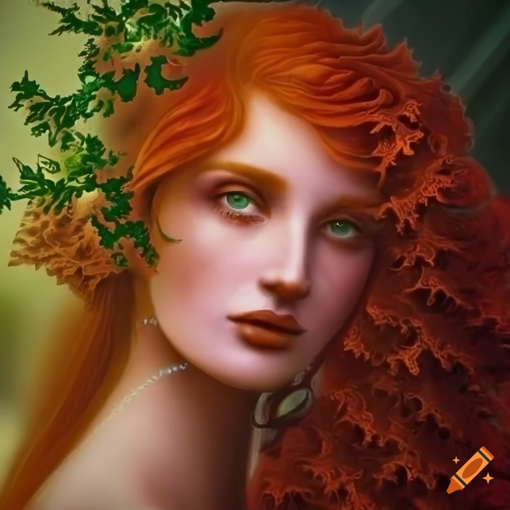 Actress gina carano in an edwardian art nouveau poster style with top ...