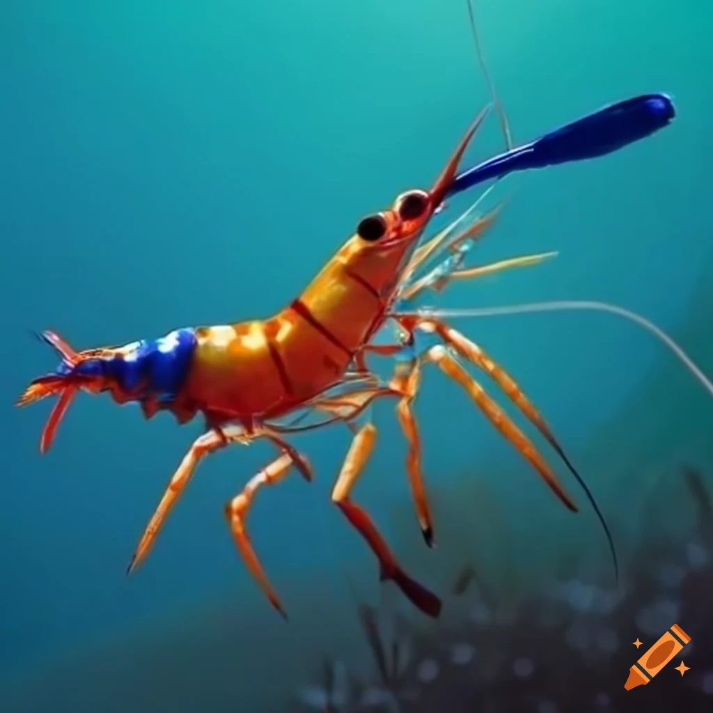 Humorous image of a shrimp dressed as an avenger on Craiyon