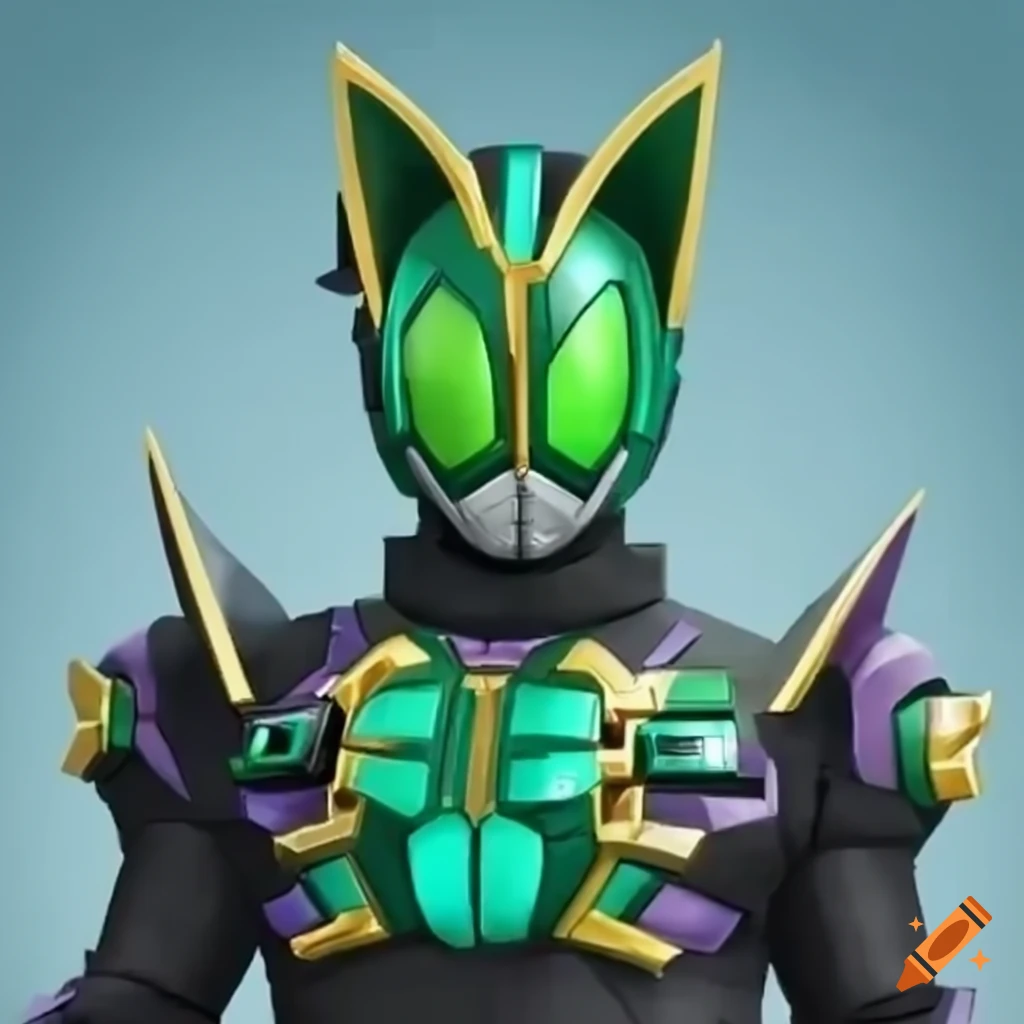 Detailed tokusatsu kamen rider black rock shooter on Craiyon