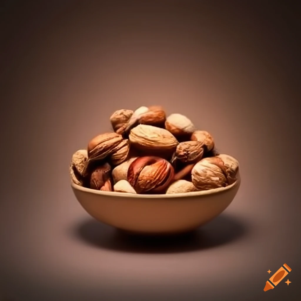 Bowl of assorted nuts