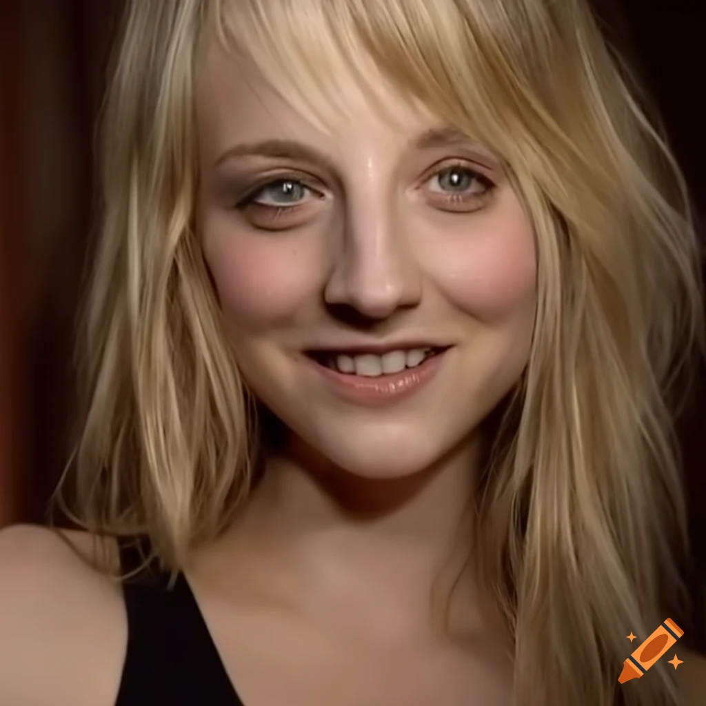 Close-up portrait of a beautiful smiling young woman on Craiyon