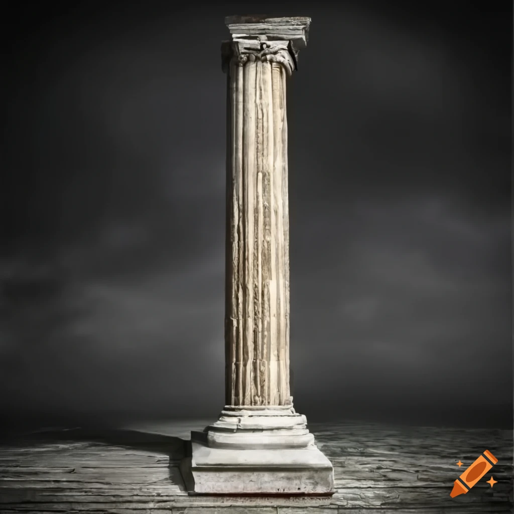 Image of a complete roman column