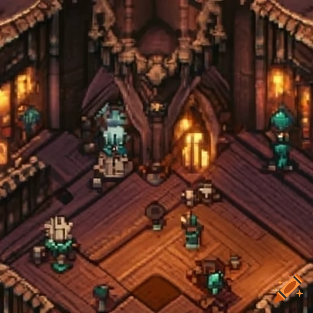 Detailed tilesets from Final Fantasy Tactics on Craiyon