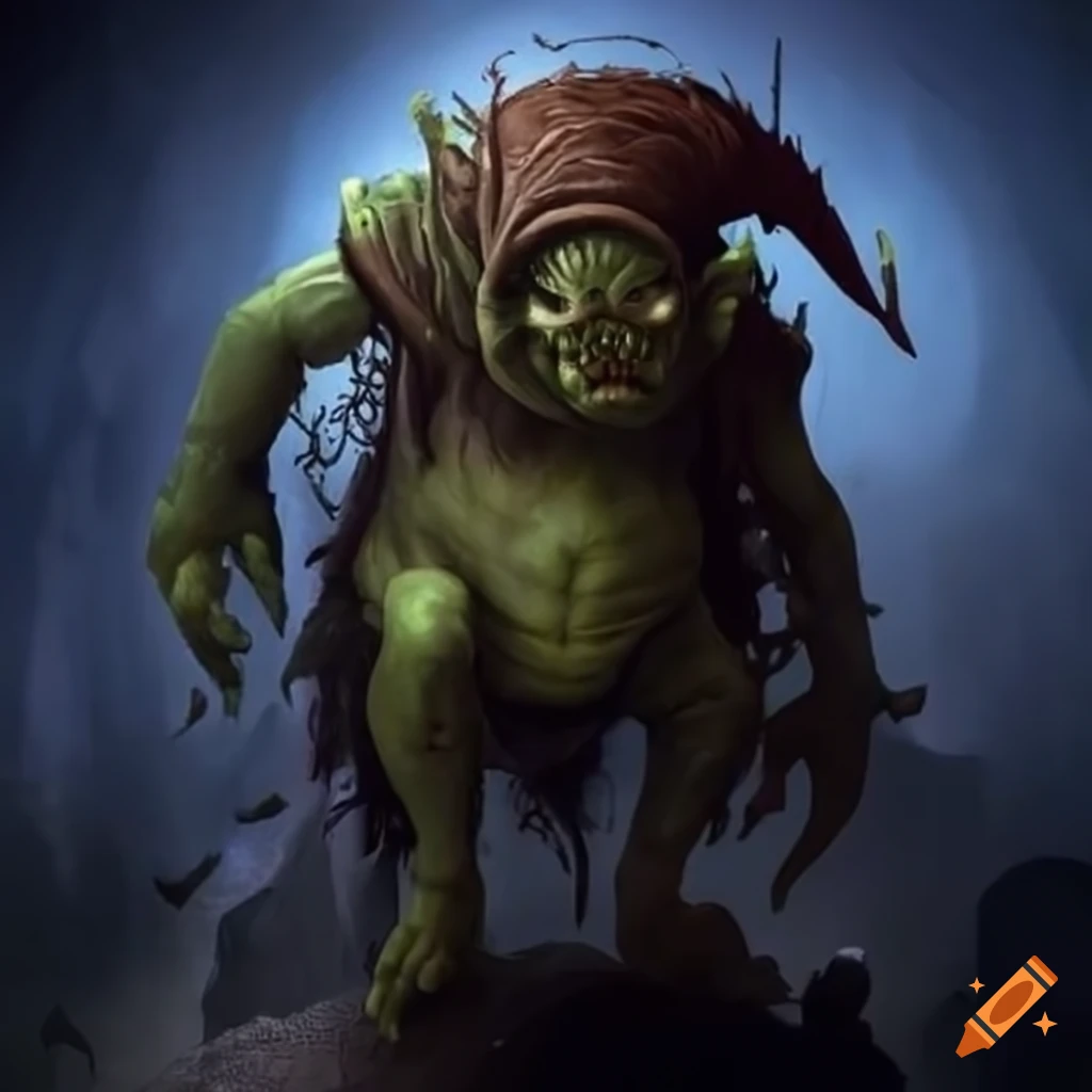 Illustration of ugly goblins