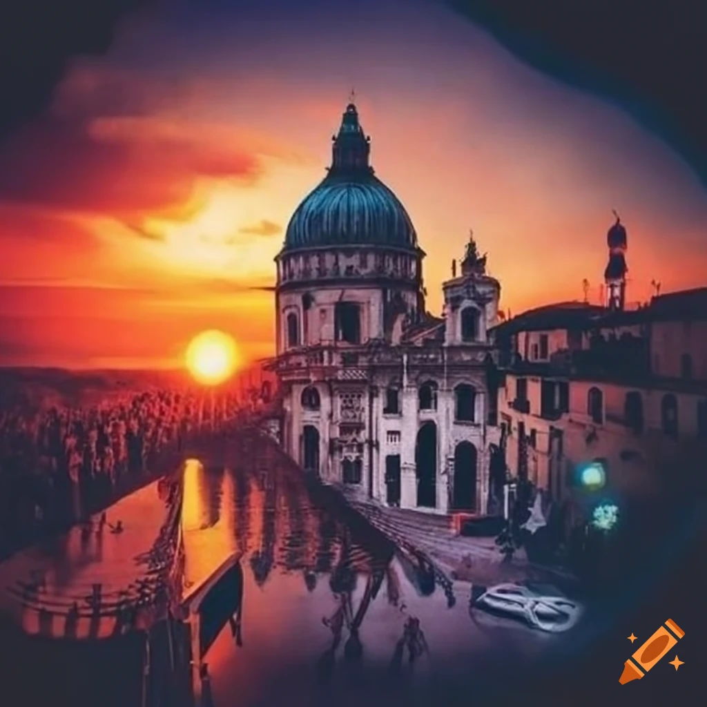 Playlist cover with italian music theme on Craiyon