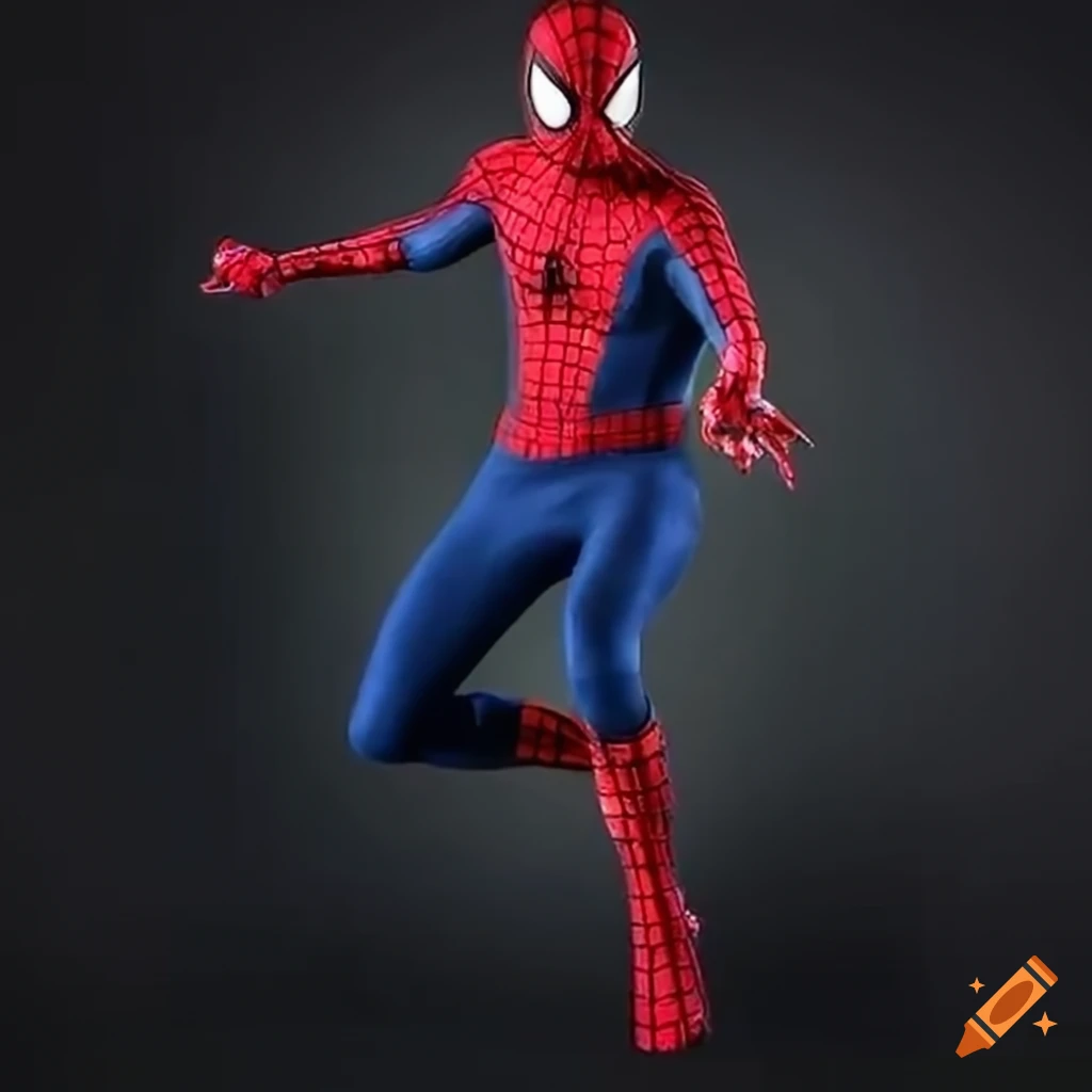 Spider-man superhero illustration on Craiyon