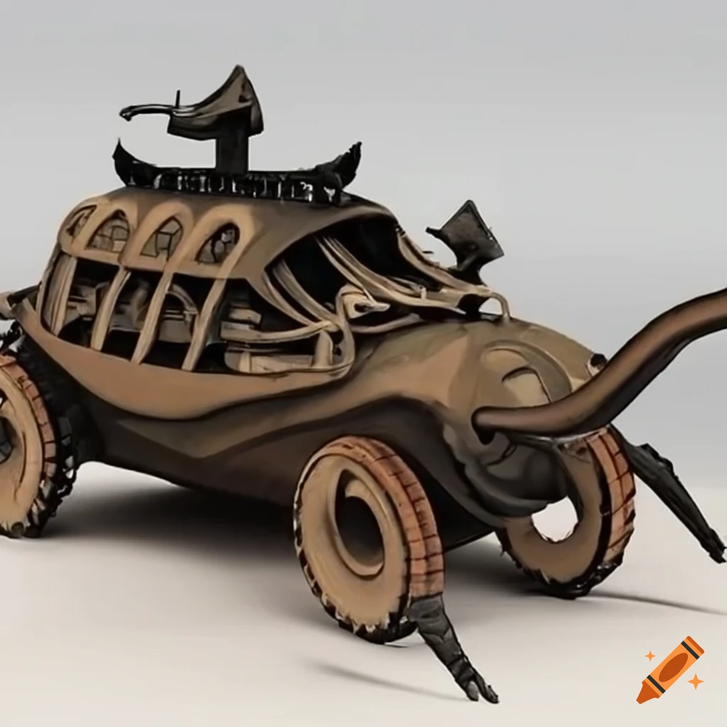 Mind-blowing designs of prehistoric and unconventional vehicles on Craiyon