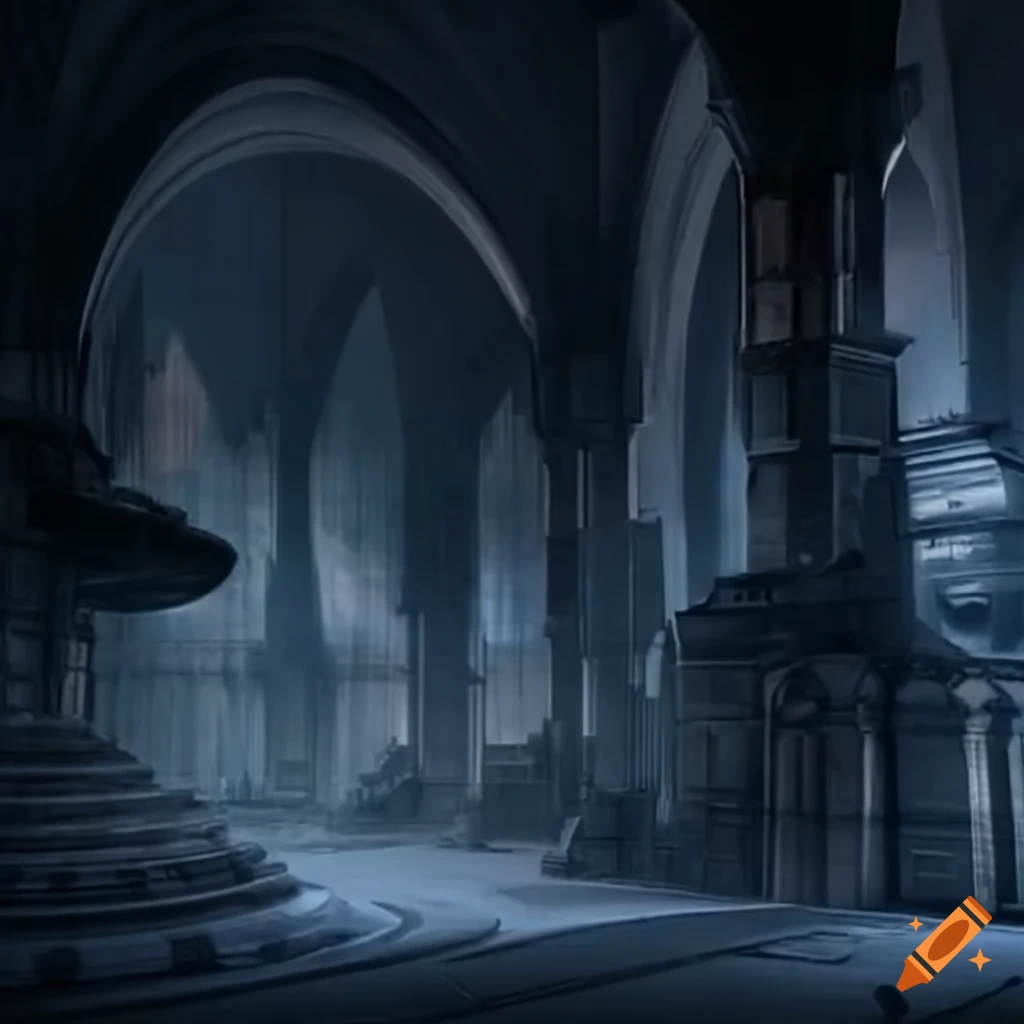 Image of a Star Wars city with contrasting light and dark elements on ...