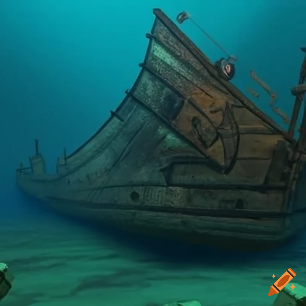 Ancient greek shipwreck