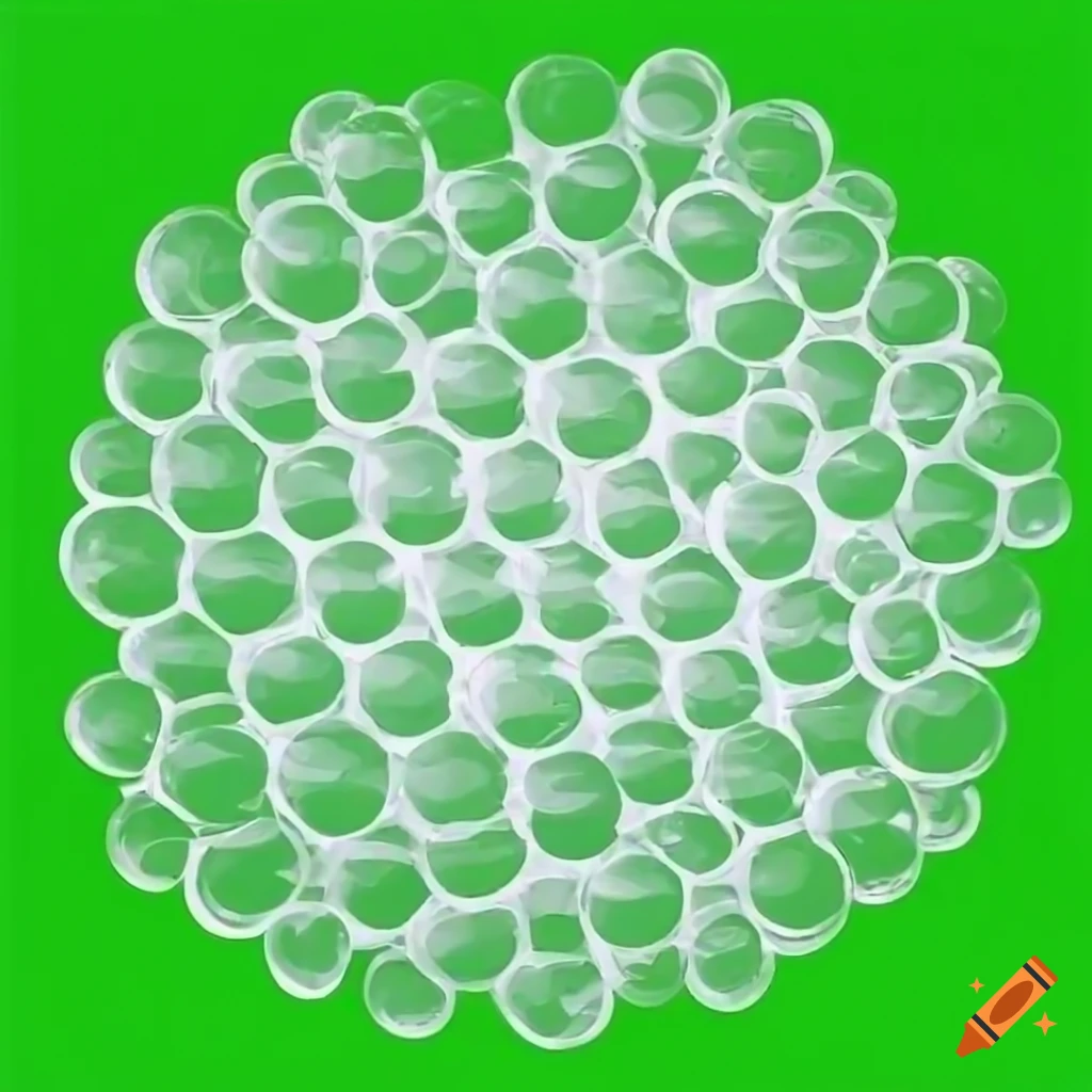 Background of bubble blocks from metroid