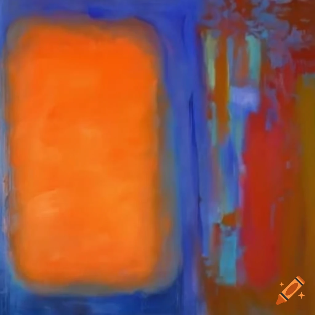 Abstract water and clouds inspired by artist gerhard richter on Craiyon