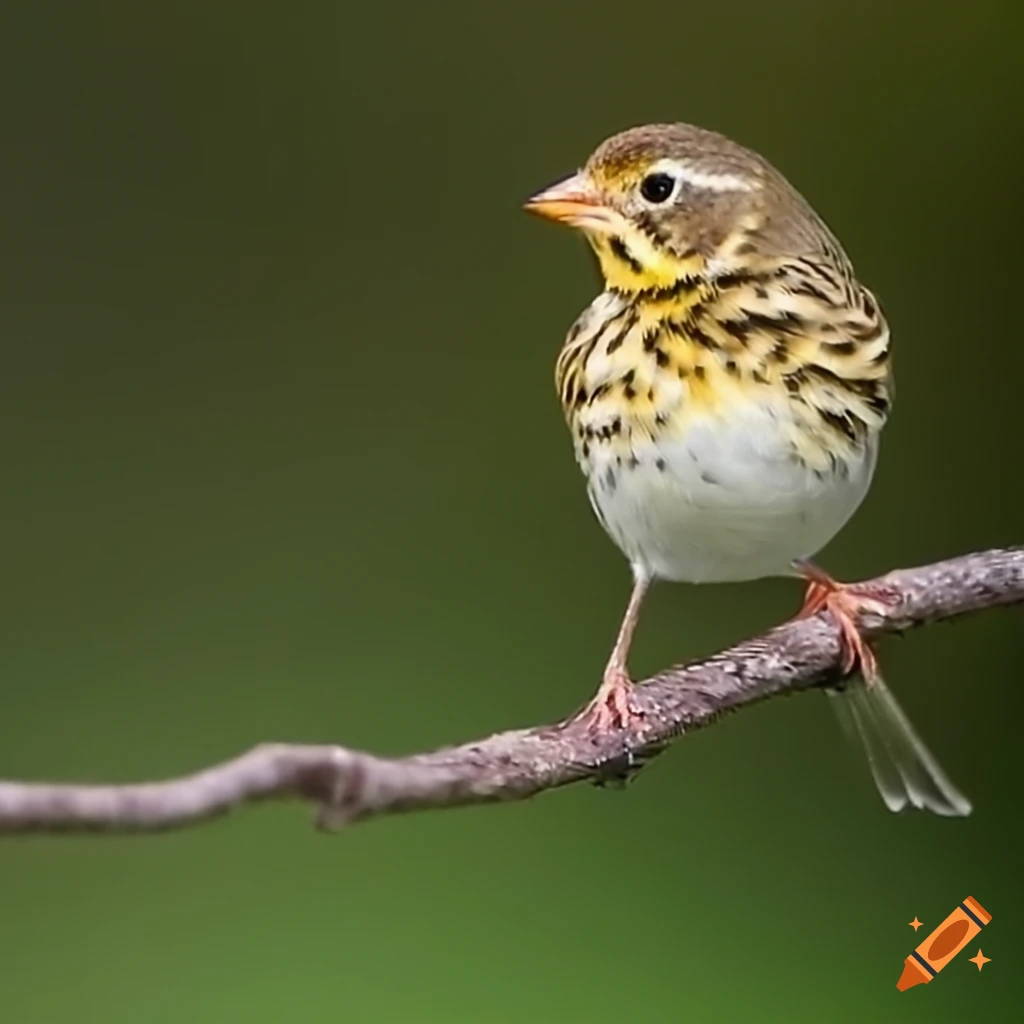 Image of a hybrid finch and tree pipit on Craiyon