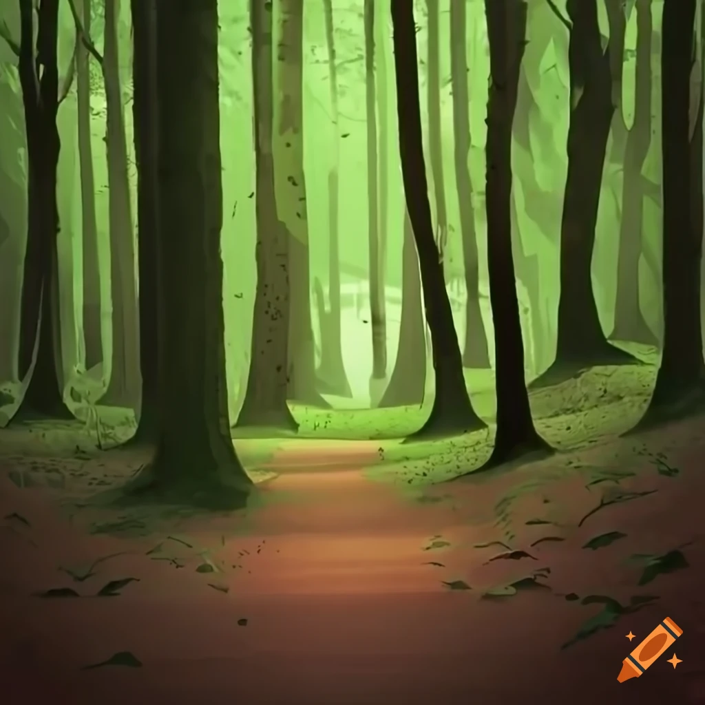 Divided paths in a forest