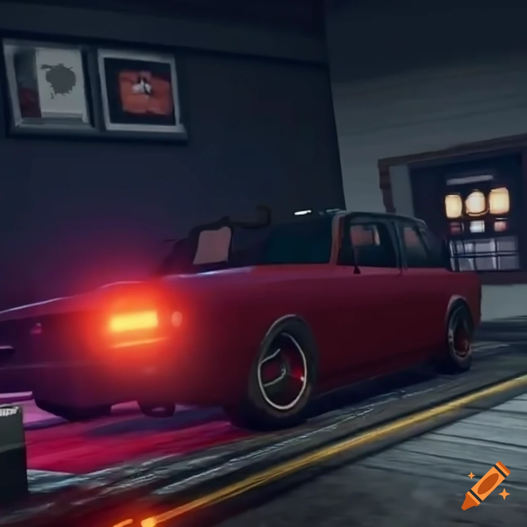 GTA 5 loading screen featuring a fox character on Craiyon