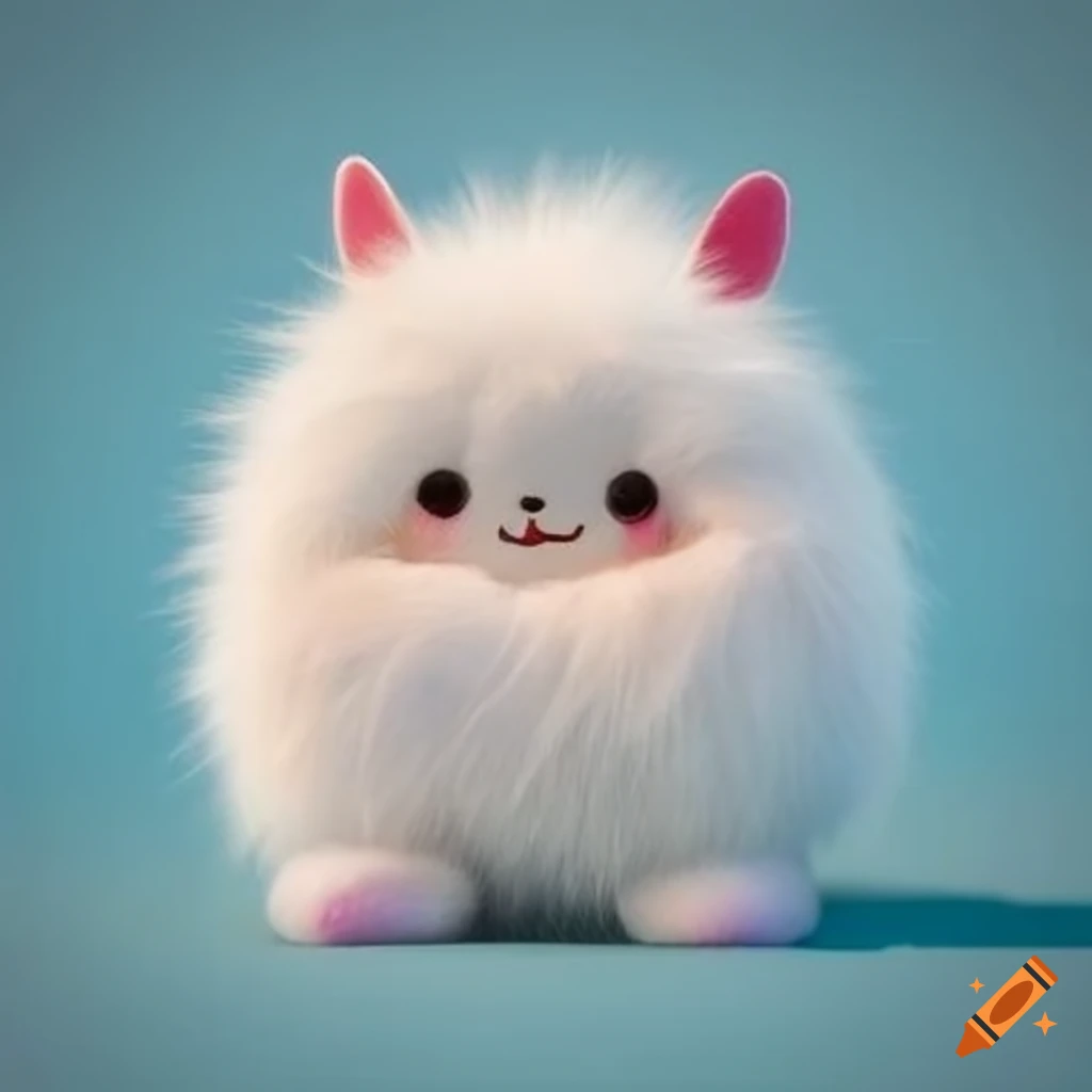 Adorable white furball