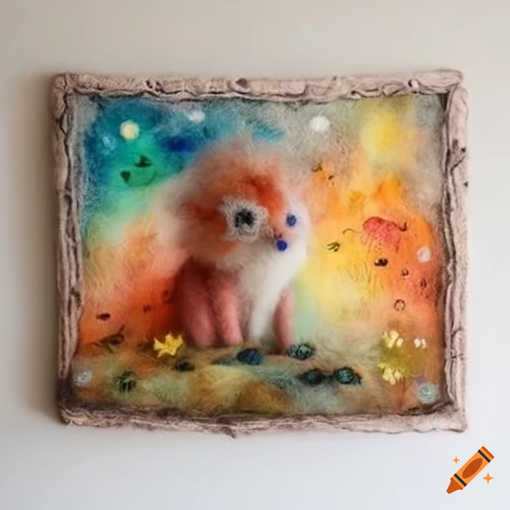 Felted wool mystical creatures
