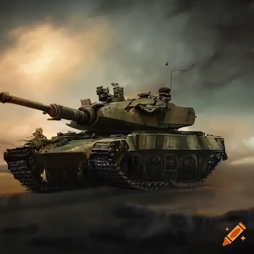 Image of tank assault on Craiyon