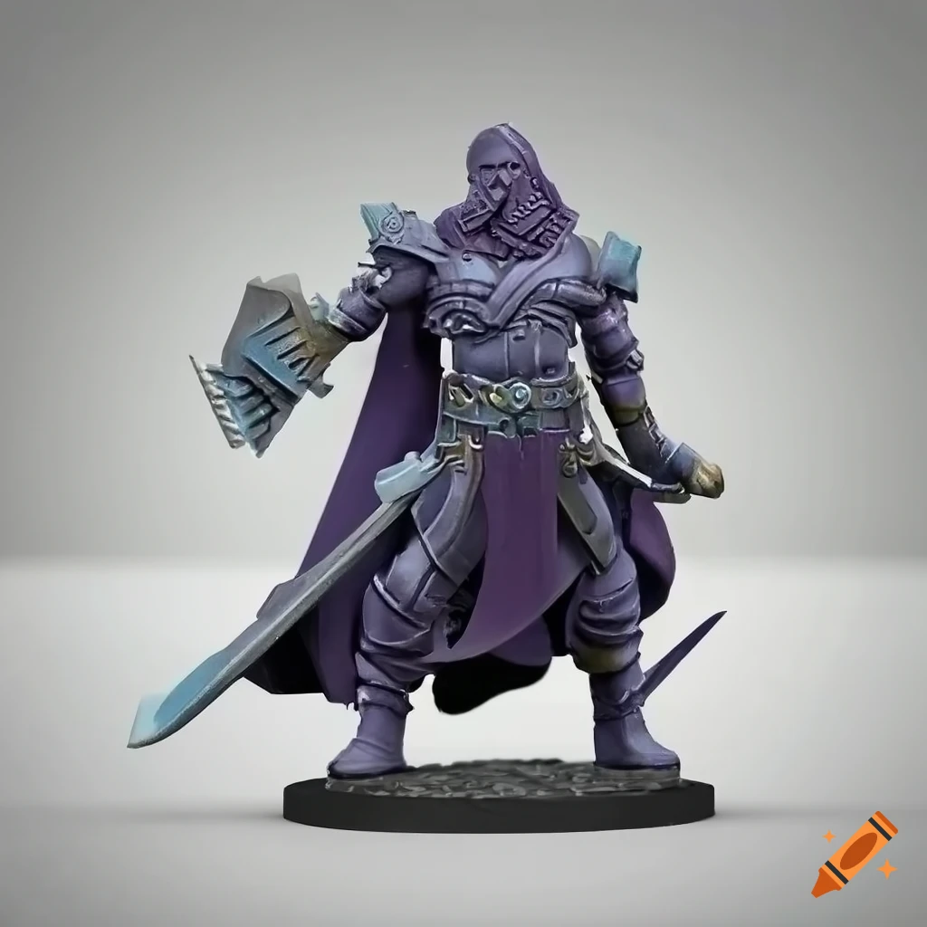 Rpg miniatures in dungeons and dragons style on Craiyon